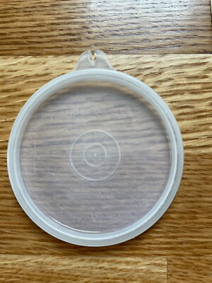 Tupperware Clear Tupperware Lid 733-3 Clear Round Vintage 3.5" Diameter ...