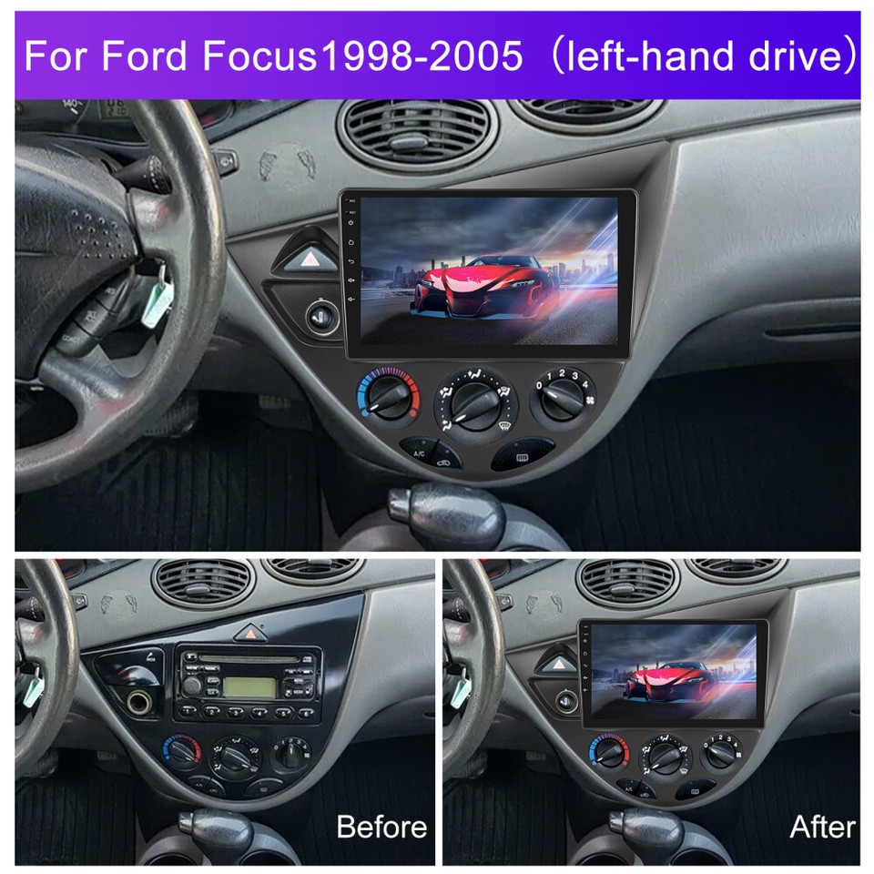 2+64GB Carplay Car Stereo GPS WIFI Radio Android 15 For Ford Focus MK1 ...