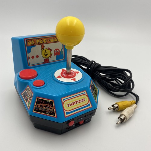 Namco Ms. Pac-Man Plug & Play TV Games w/Mappy, Galaga. Game Key Ready ...