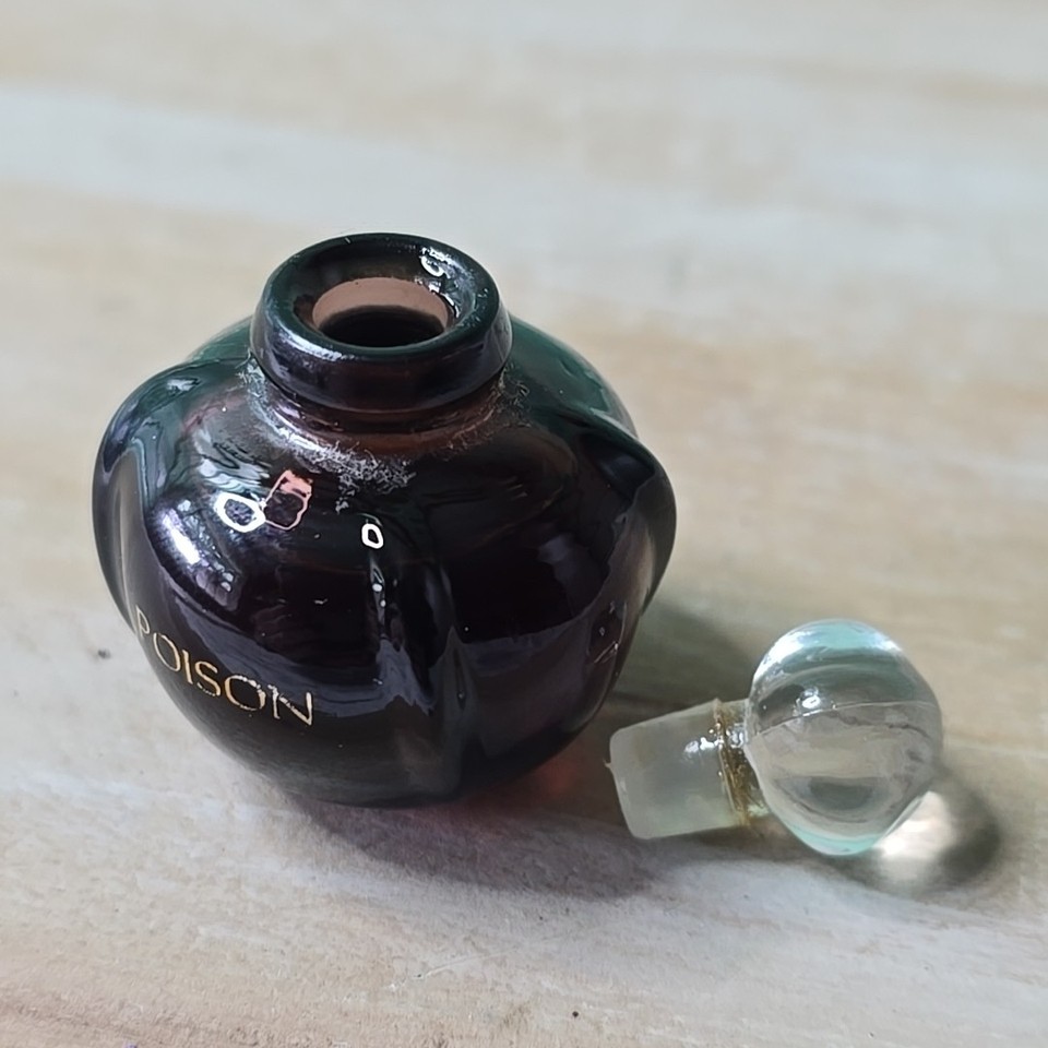 Christian Dior Pari Mini Poison Parfum Bottle .17 OZ BOTTLE Almost Full ...
