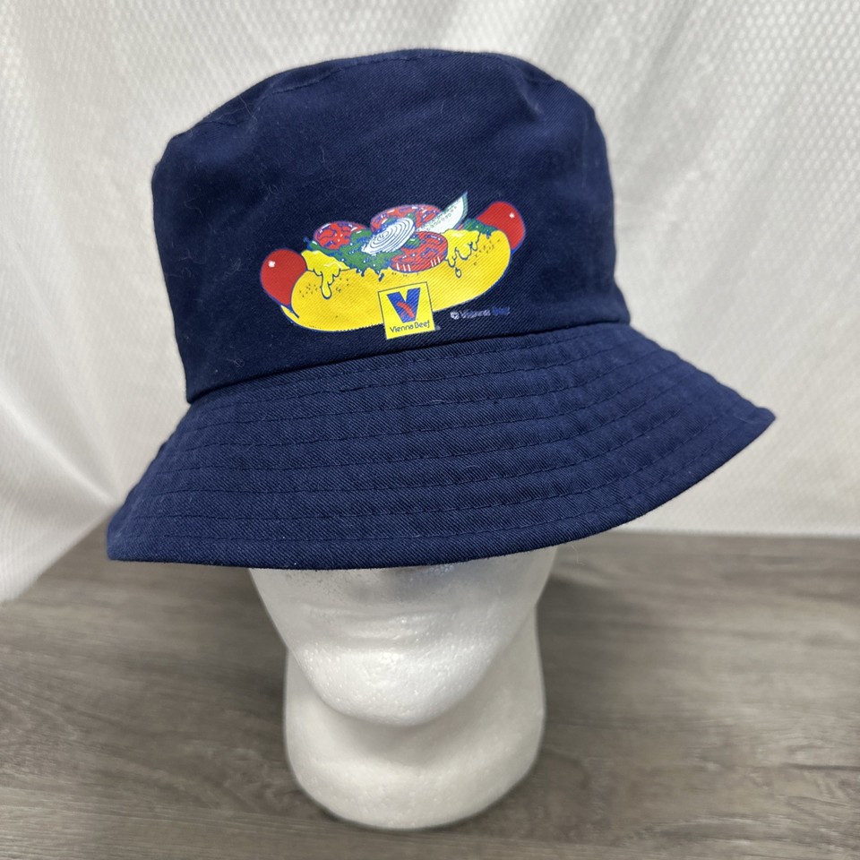 Reversable Vienna Hot Dog Beef + Miller Lite Bucket Hat Blue ...