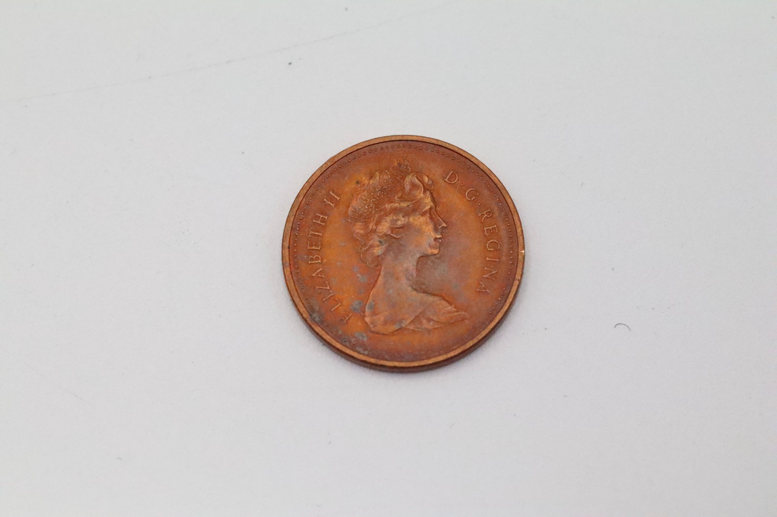 1979 Canada 1 Cent Penny Elizabeth II Maple Leaf Copper Coin Circulated ...