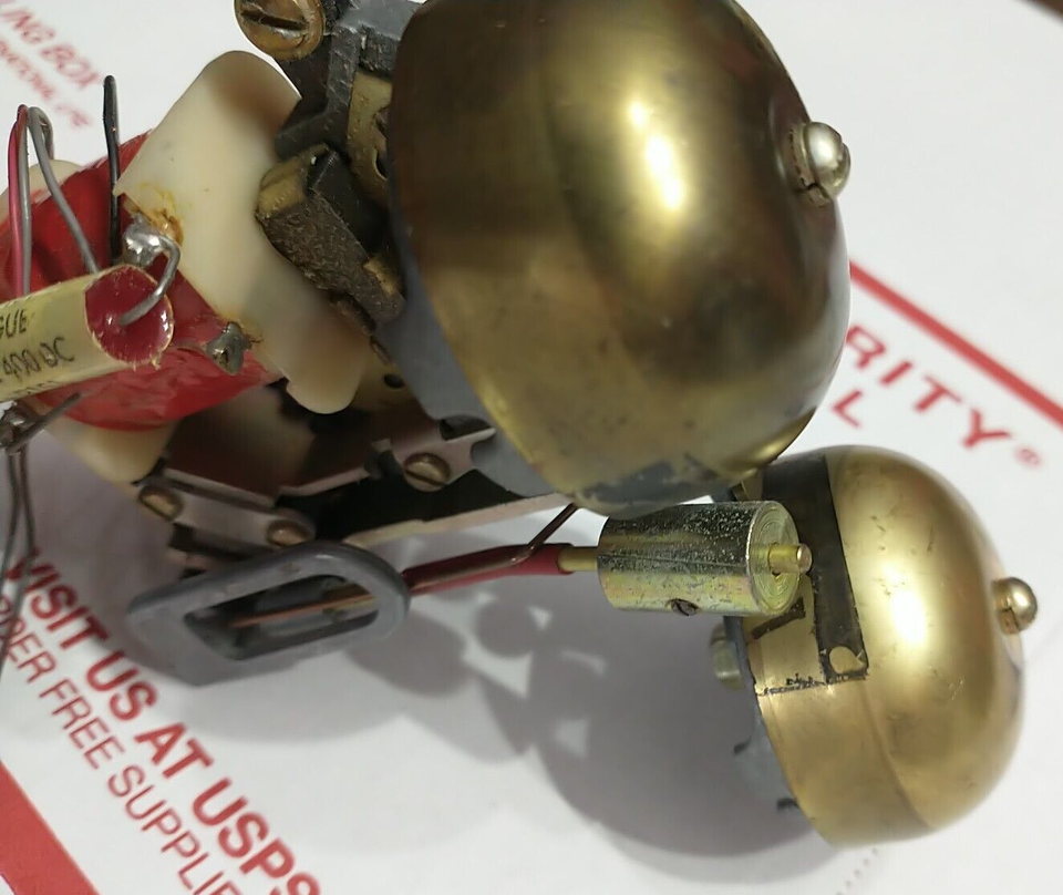 Vintage Telephone Ringer Bell System HB4 Clean, brass bells 1972 | eBay