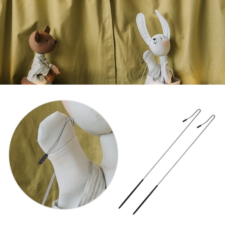 Puppets Arm Control 2 Pcs Metal Rod Puppet Accessrioes 16 Inches New | eBay