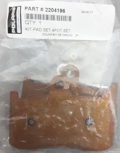 NEW GENUINE POLARIS VICTORY 2204196 KIT-PAD SET HAMMER JACKPOT KINGPIN ...