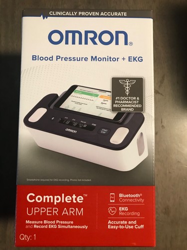 Omron BP7900 Complete Upper Arm Blood Pressure Monitor + EKG brand new ...