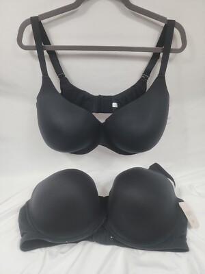 Women’s Plus Size Auden Lightly Lined T-shirt Bra Auden 46G Color Black ...