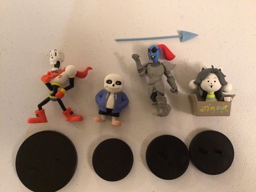 Undertale Figure Lot Sans Temmie Undyne Papyrus | eBay