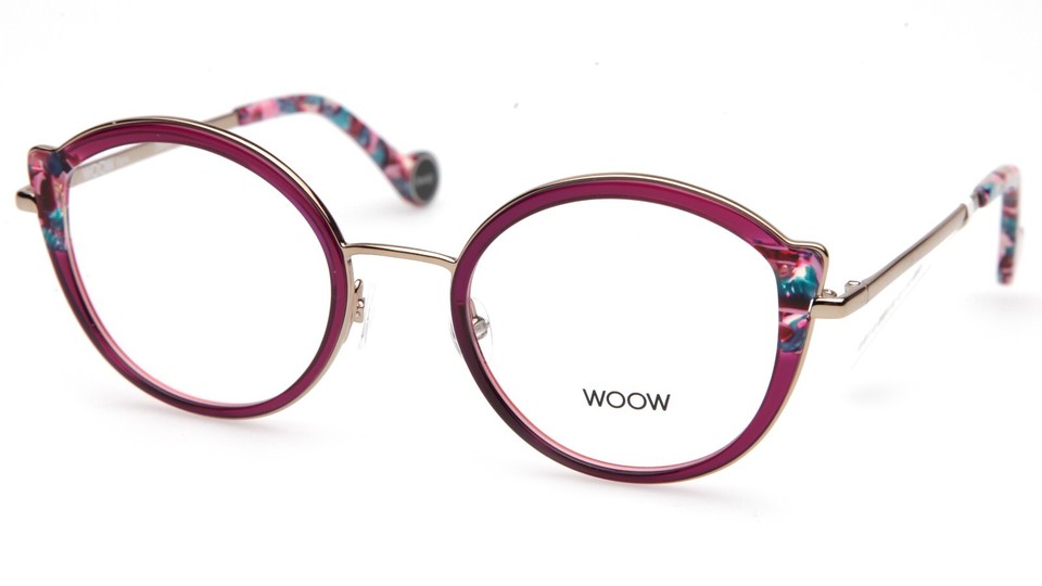 NEW WOOW Fly Away 1 Col 2218 Red Pink EYEGLASSES FRAME 48-20-135mm ...