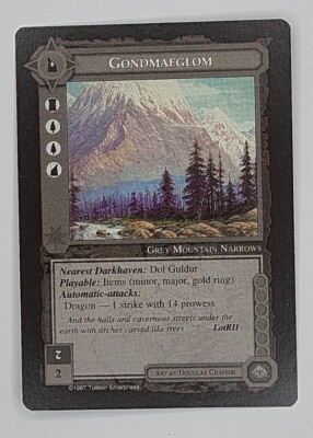 MIDDLE-EARTH CCG MECCG GONDMAEGLOM THE LIDLESS EYE LE MELE FIXED LOTR ...