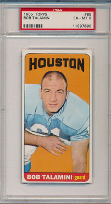1965 TOPPS #85 BOB TALAMINI - PSA 6 EX-MT (SVSC) - CENTERED! | eBay