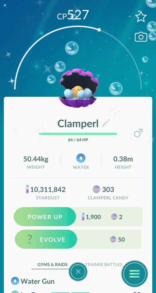 Shiny Clamperl