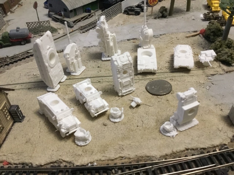 N scale Modern Army Military Vehicles Sampler Set 3D Printed | eBay