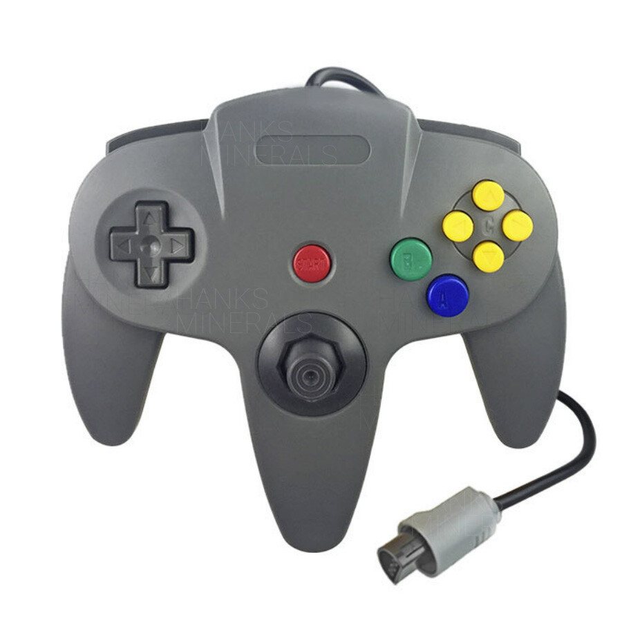 Wired Controller Compatible With Nintendo 64 N64 Joystick Video Game ...