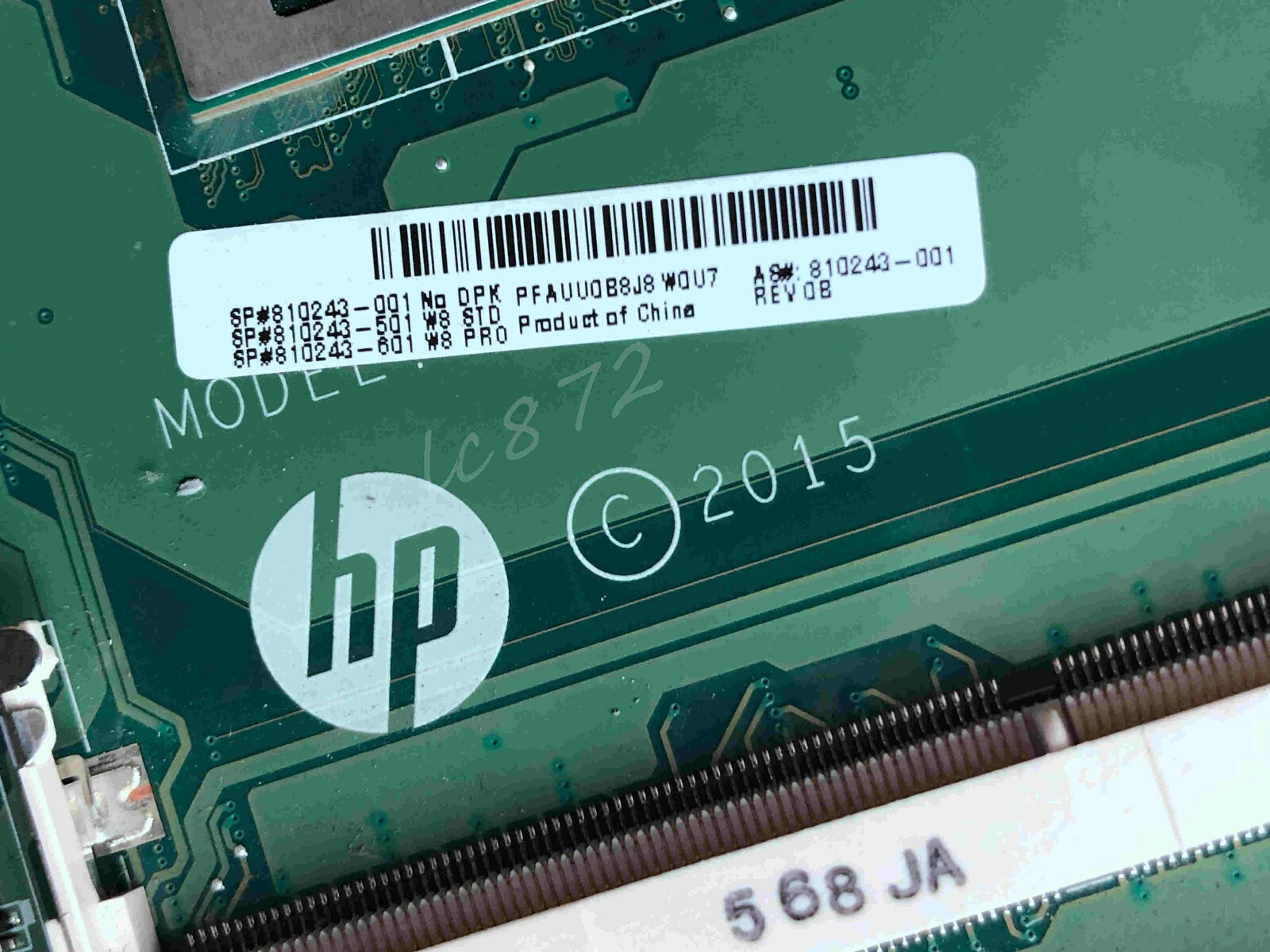 HP Pavilion 23-q100 All in One Motherboard System Board N0a22aa 810243 ...