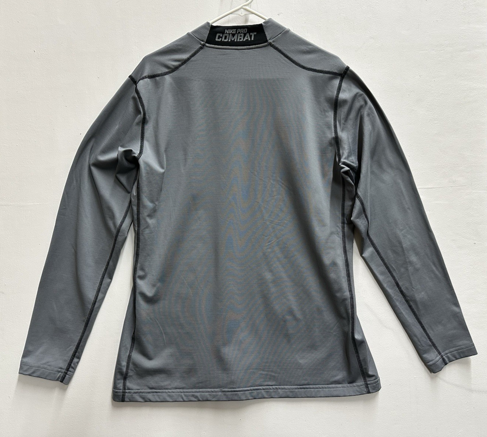 Nike Pro HyperWarm men size XL dry fit Fitted gray long sleeve stretch ...