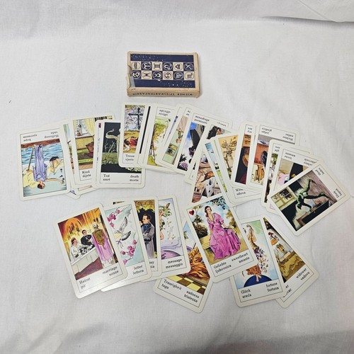 Vintage Zigeuner Wahrsagekarten Gipsy Tarot Fortune Telling Cards 36 ...