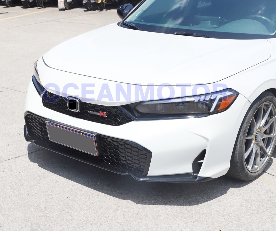 For 2025-2026 HONDA CIVIC TR STYLE FRONT HOOD UPPER GRILLE MESH Glossy ...