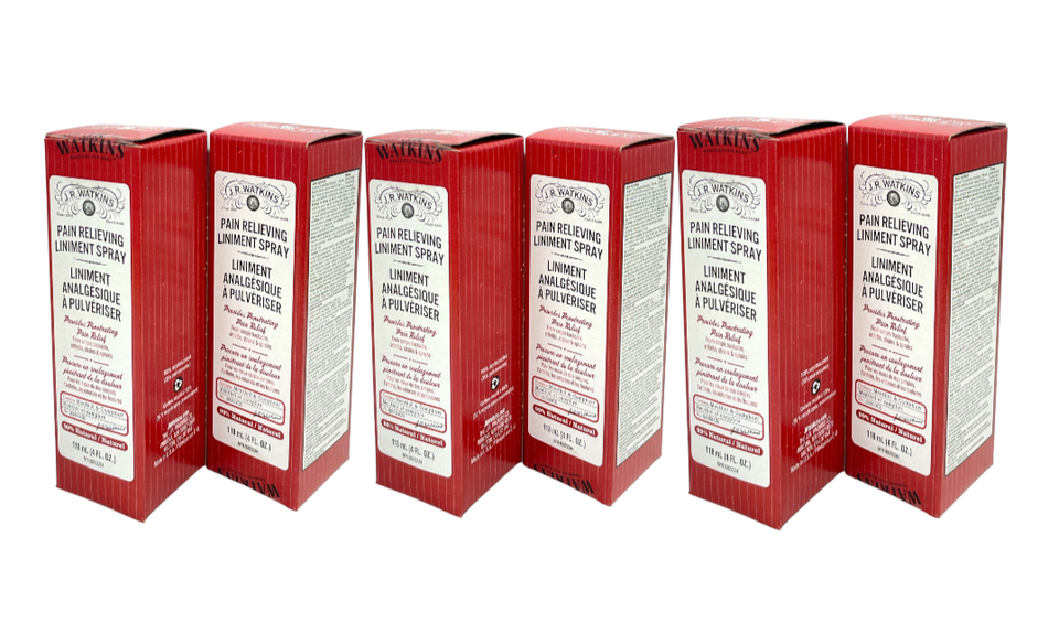 JR Watkins Pain Relieving Liniment Spray (118ml/4fl.oz) You Pick Lots ...