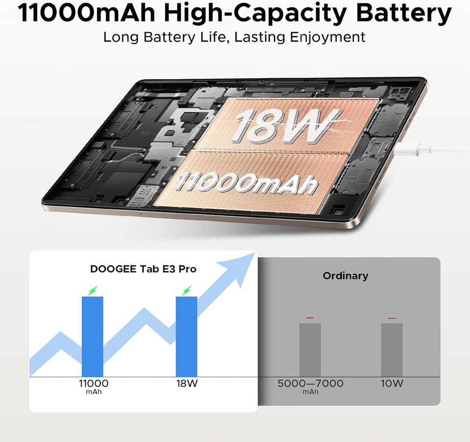 DOOGEE TAB E3 Pro 13 VIP 32GB RAM 256GB ROM Keyboard Pen Mouse TABLET ...