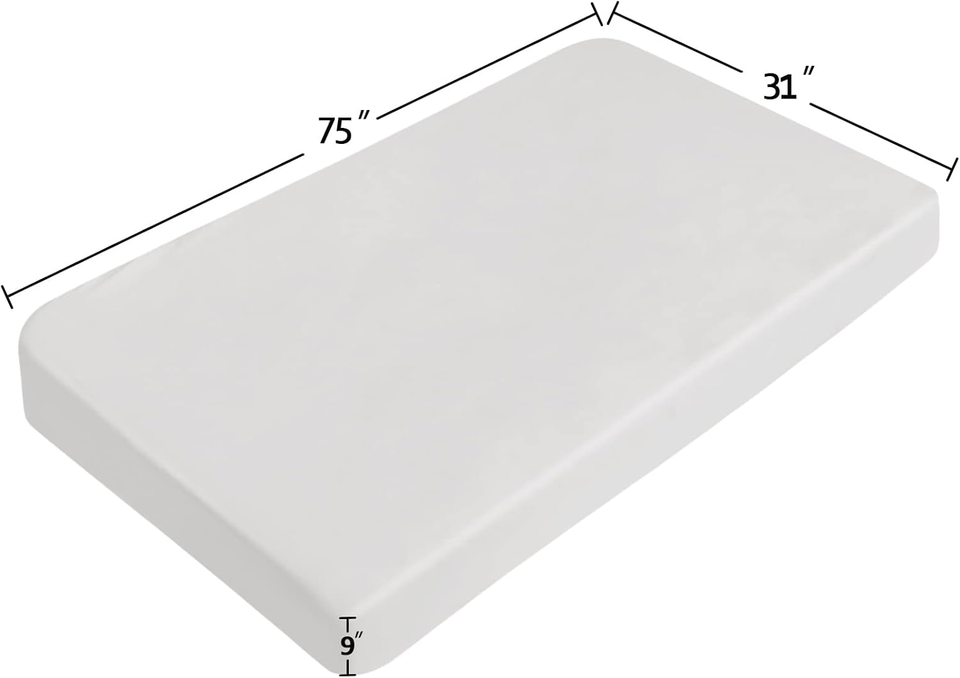 Cot Sheets 31" X 75", 2 Pack Cot Size Sheet Fitted with Narrow Twin ...