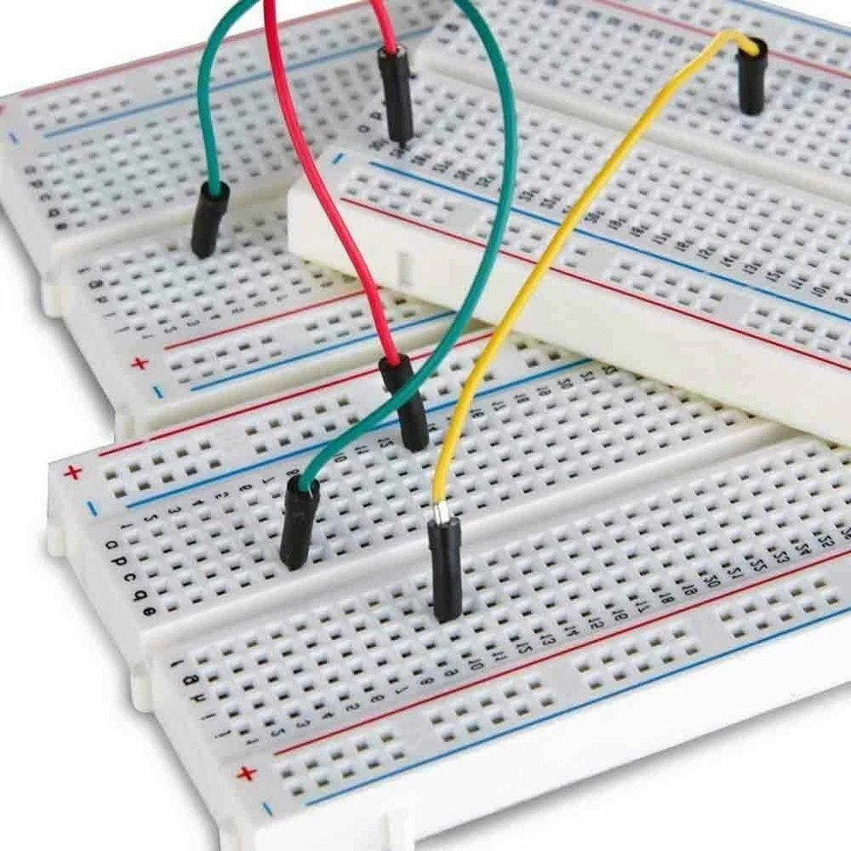 Electronics Component Basic Kit with 830 tie-points Breadboard Resist ...