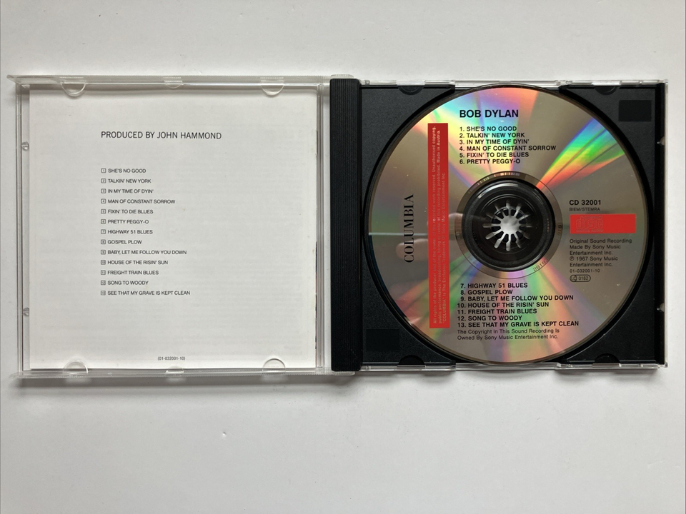 Bob Dylan by Bob Dylan (CD) Import - Like New Condition 5099703200126| eBay