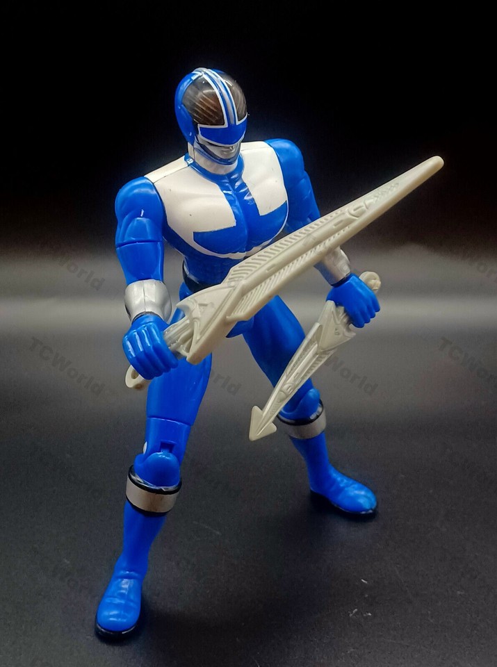 Power Rangers Time Force "Blue Time Force Ranger" (Complete) | eBay
