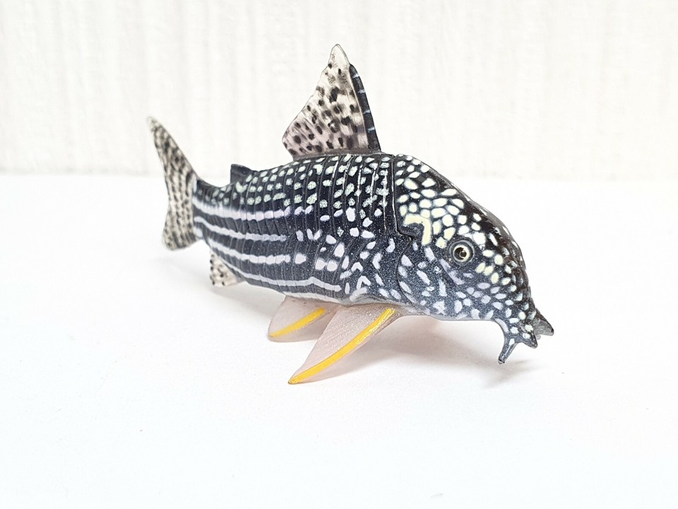 Kaiyodo Choco Q Pet 4 CORY CATFISH corydoras fish animal figure ...