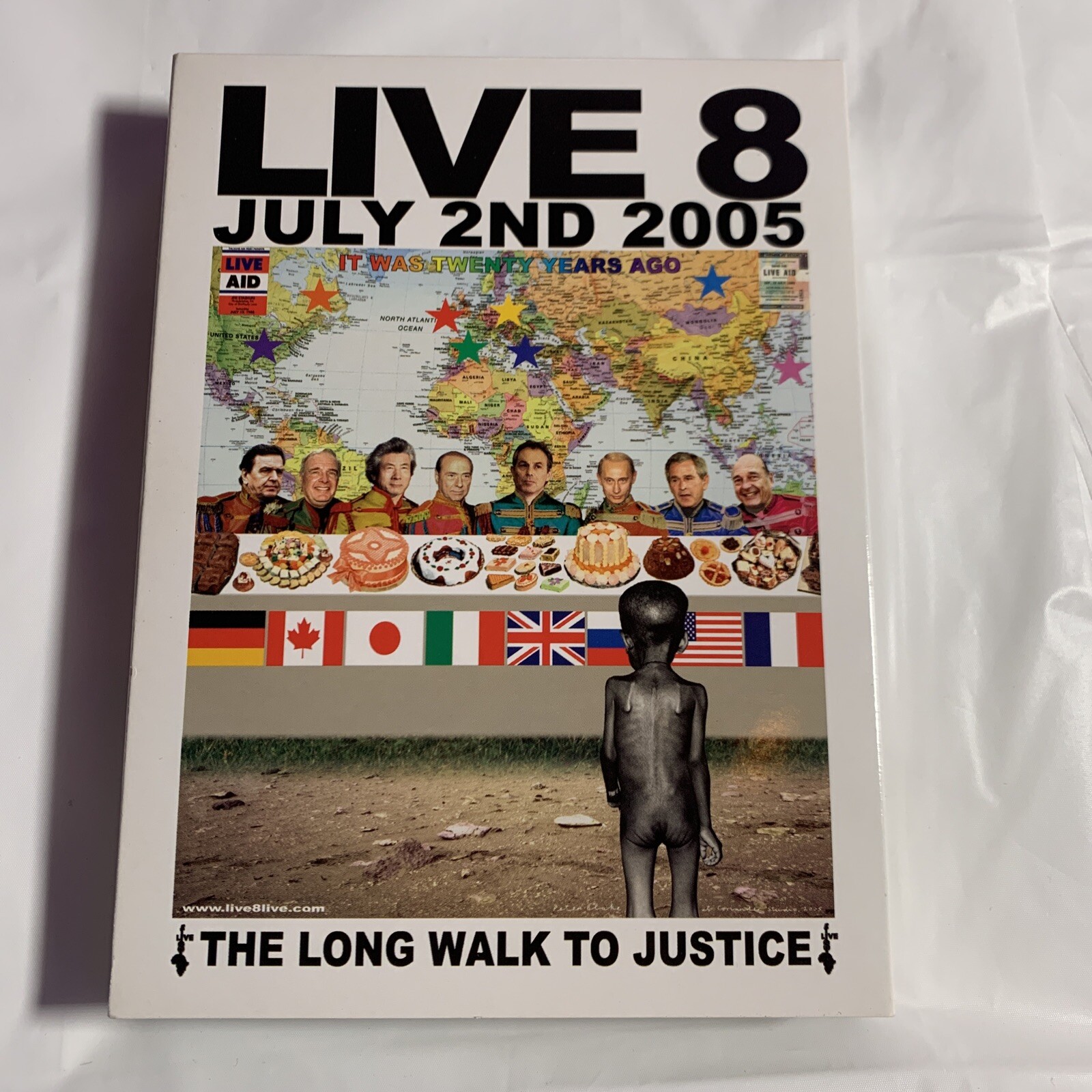 Live 8 DVD 4-Disc Box Set Classic 2005 Concert U2 Coldplay Elton John ...