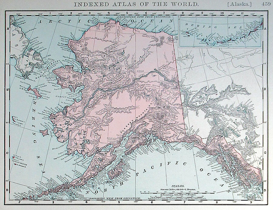 Alaska Map Detailed