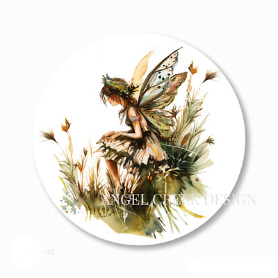 Pretty Mythical Fairy Favors Envelope Seals Labels Fairy Stickers Party ...