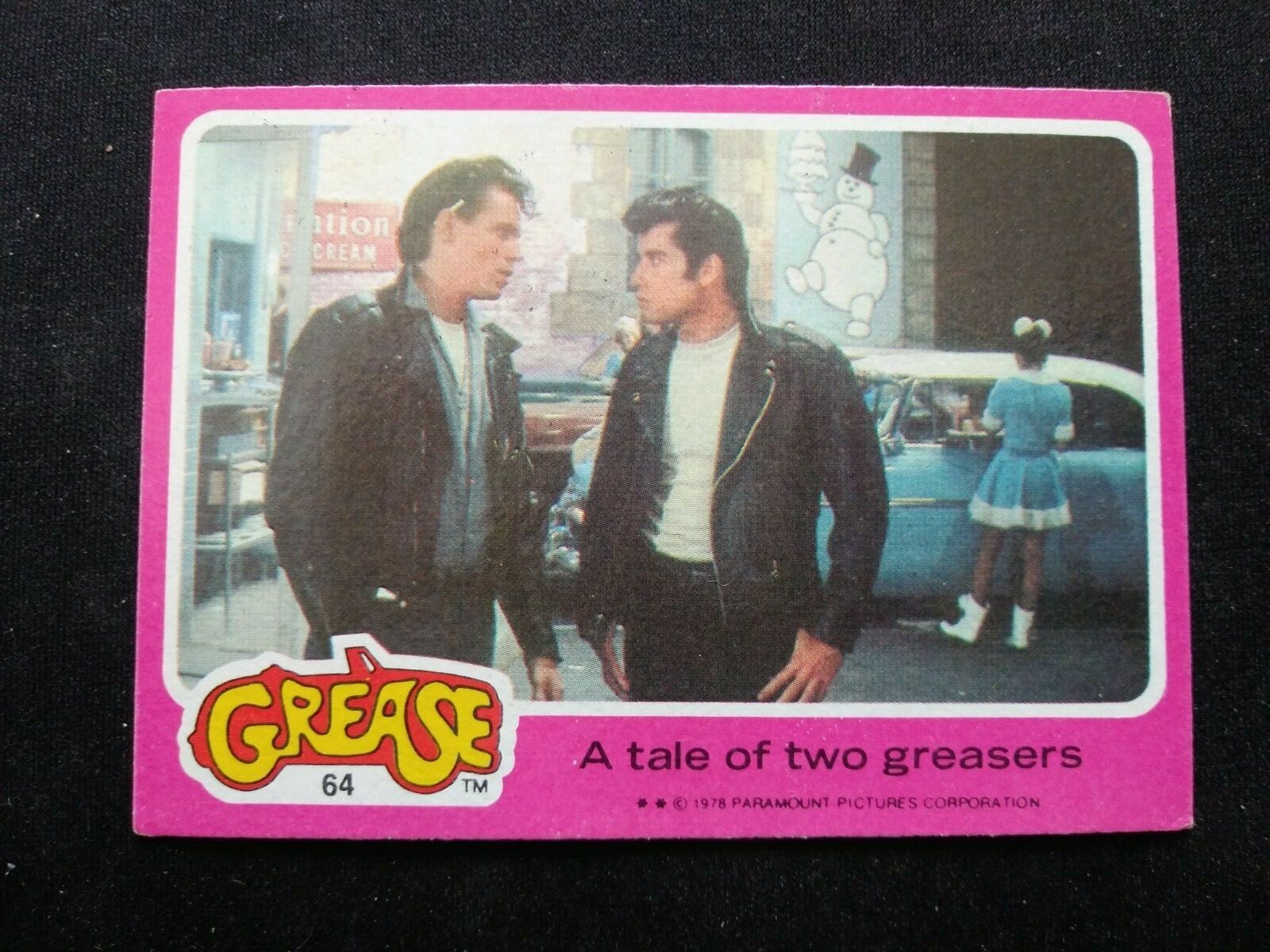 1978 Topps Grease Card # 64 A Tale of Two Greasers (EX) | eBay