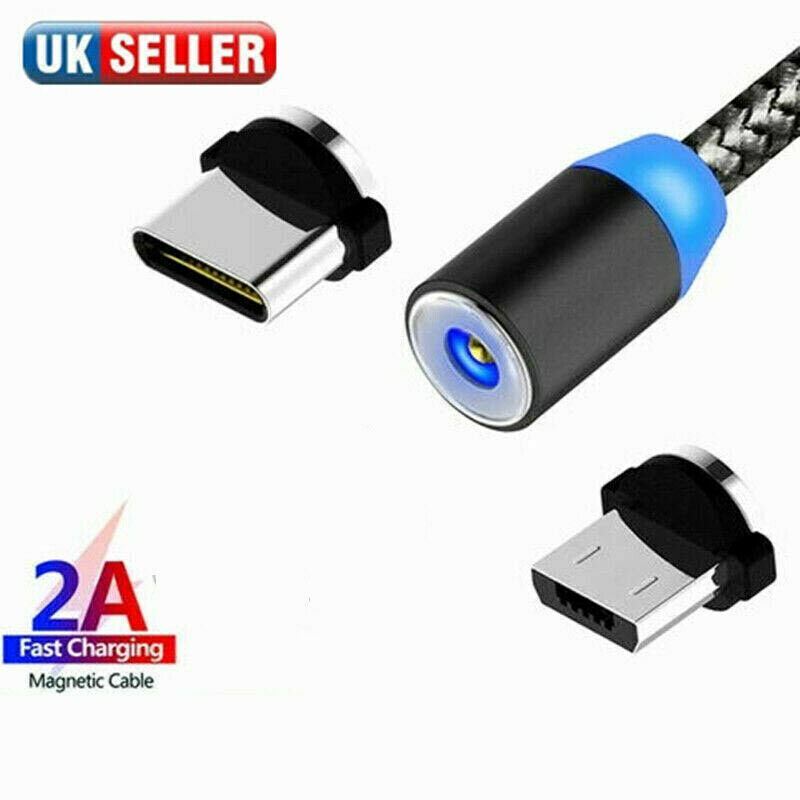 5pcs Mobile Phone Converter 360 Degree Rotation Magnetic Tips Charging ...