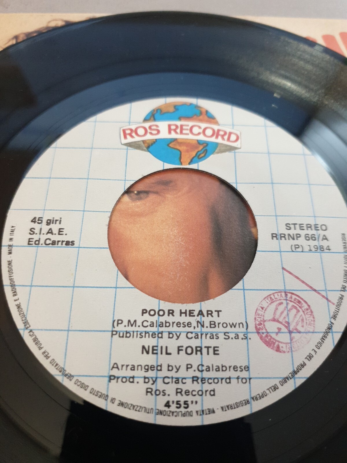 Neil Strong Poor Heart 45 Italy Press 1984 | eBay Australia