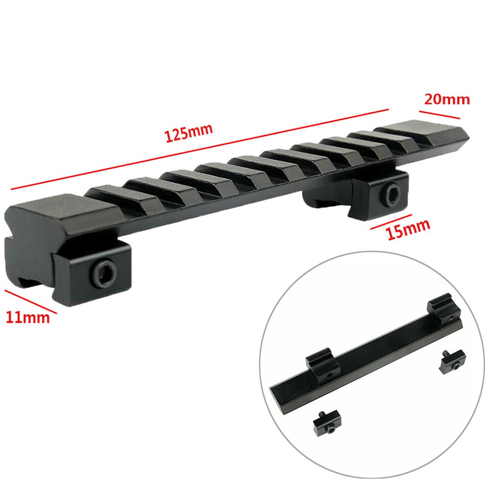 Scope Base Mount/Riser Mount/ Dovatail Picatinny Rail/Scope Rings Mount ...