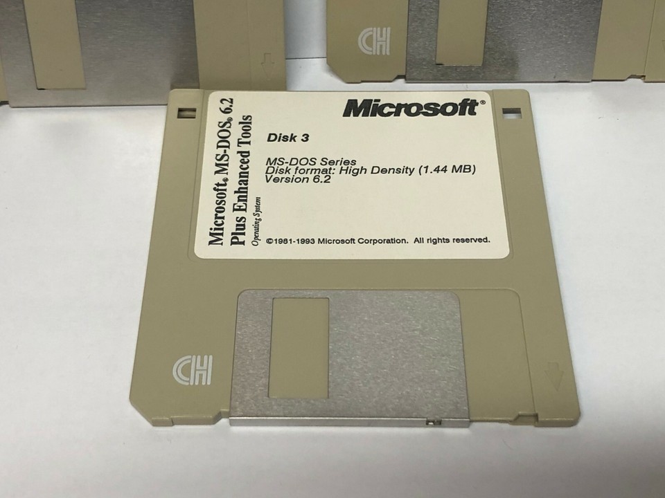 Microsoft Dos Series Set Up V6.2 WinAlign Alignment Floppy Disk ...