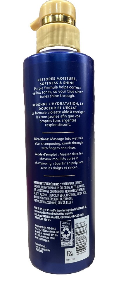 Hair Biology Silver Conditioner Revitalisant Argent 2 Pack 12.8 FL oz ...