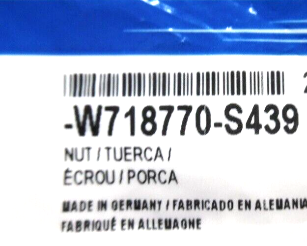 NEW OEM FORD PART W718770S439 NUT | eBay