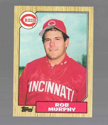 1987 Topps Baseball #82 Rob Murphy Cincinnati Reds - Vintage | eBay