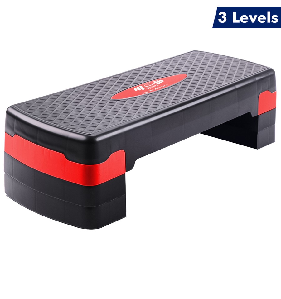Aerobic Stepper Adjustable Height 2-3-5 Levels Exercise Stepper for ...