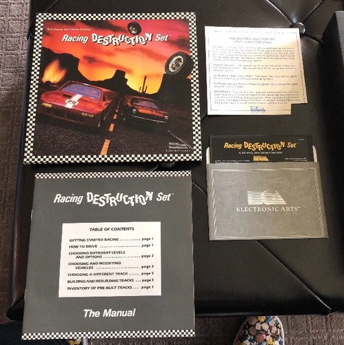 VTG "Racing Destruction Set" by Electronic Arts 1986 - Atari 400/800 XL ...