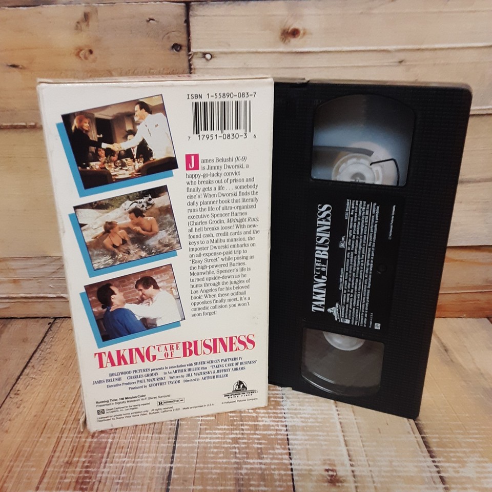 Taking Care Of Business VHS Used Comedy Jim Belushi | eBay