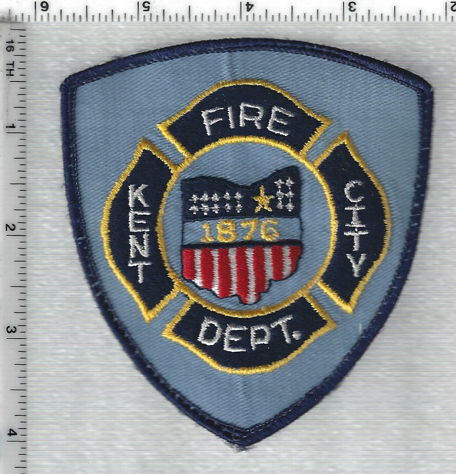 Kent City Fire Department (Ohio) Shoulder Patch | eBay