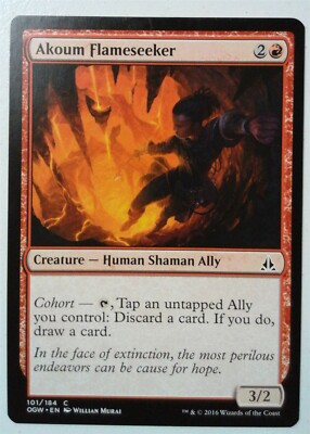 Akoum Flameseeker *Common* Magic MtG x1 Oath of the Gatewatch SP | eBay