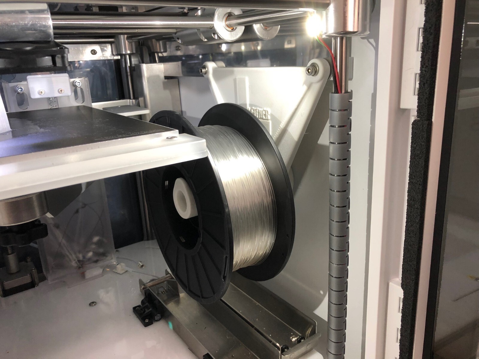 3D Systems Cube Pro Open Source Filament Spool Holder Bracket (PLA, ABS ...