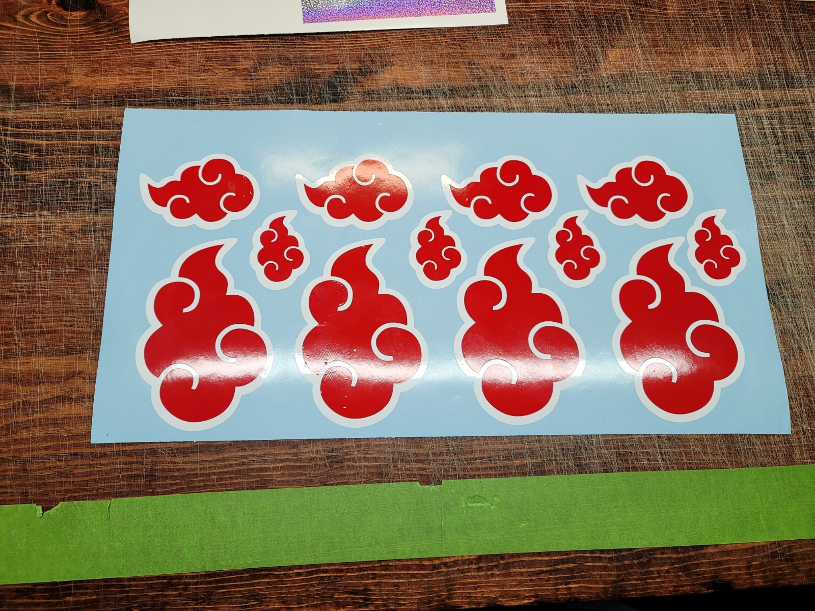 Akatsuki red cloud Anime Naruto vinyl decal sticker car truck japanese ...