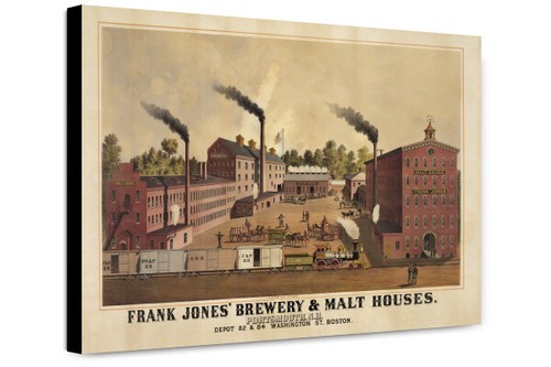 Canvas Print: Frank Jones' Brewery & Malt Houses, Portsmouth, New ...