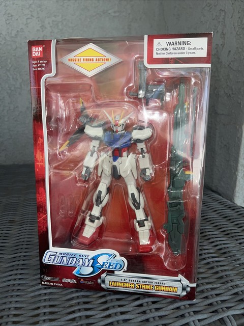 Bandai Gundam Seed Launcher Strike Gundam 7.5 Action Figure 2004 #11796 ...
