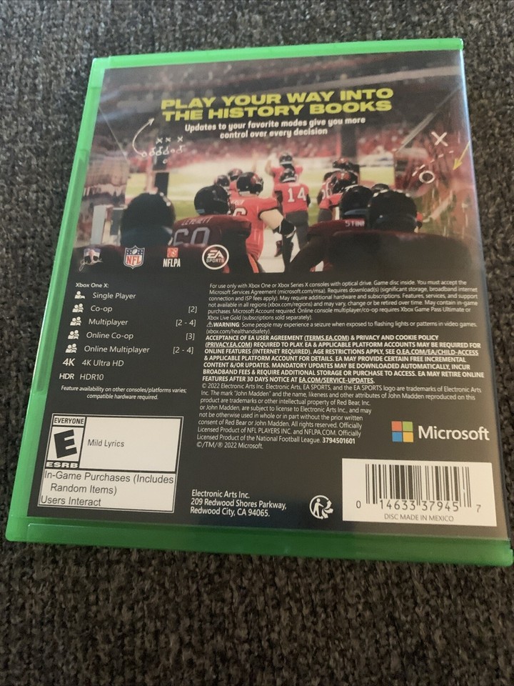 Madden NFL 23 Football Xbox One 14633379457| eBay